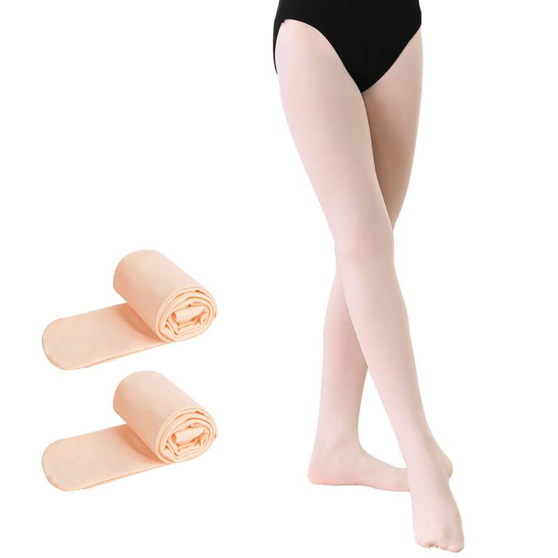 [Soudittur] バレエタイツ 2枚 セット 弾力性 伸縮性 90D バレエ 用品 子供～大人用 発表会 入園式 入学式 結婚式 ヨーロピアンピンク, M