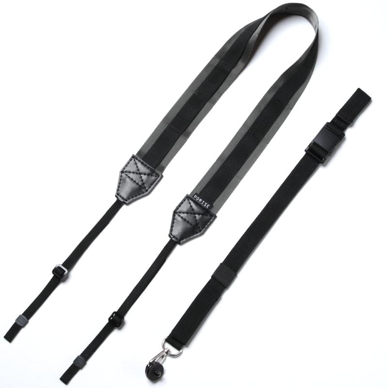 PORISE（ポライズ）サイクリングカメラストラップ 自転車専用設計 走行中もずれない 薄手・軽量 洗濯可 三脚ネジマウント FIDLOCKバックル 一眼レフ/ミラーレス/コンデジ/フィルム✅【3点でしっかり固定】 サブストラップ含め3点で...