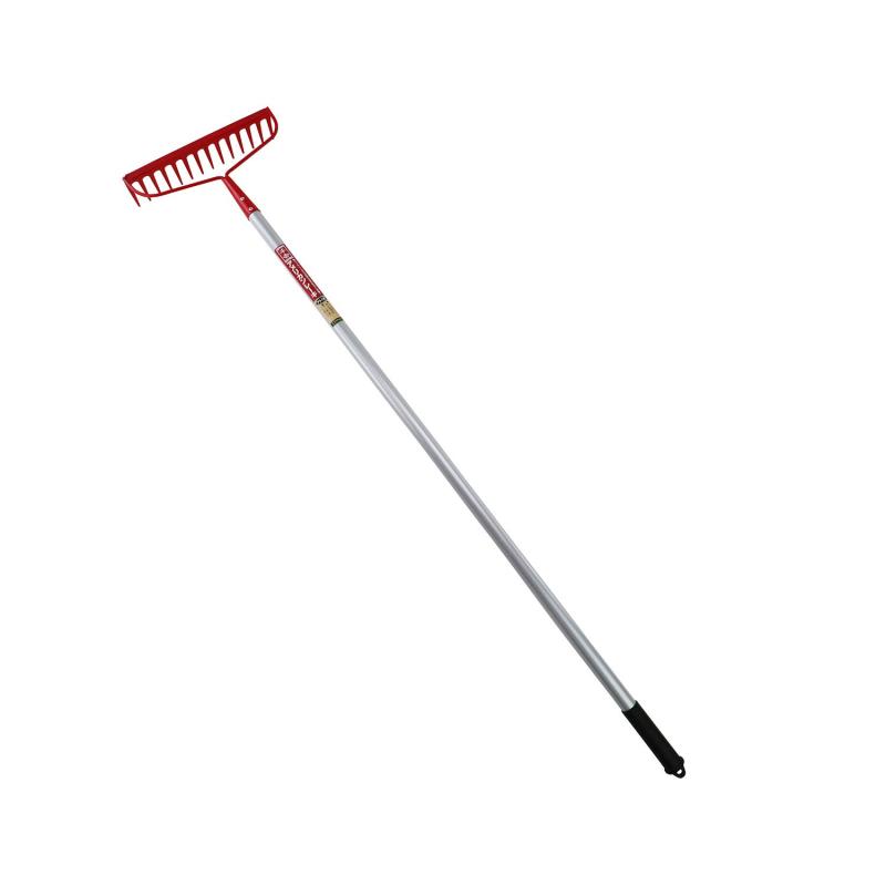 千吉(Senkichi) アメリカンレーキ 14本爪 アルミ柄 柄長1350mm 全長1540mm 頭幅350mm全長:約1540mm、柄長:約1350mm頭幅:約350mm、板厚:約3.4mm爪:14本爪仕様:刃先焼入れ処理頭:S45C、...