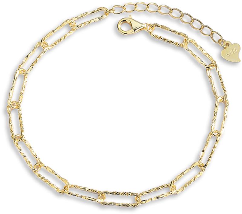 ABADNE（アバドネ）ブレスレット レディース チェーン ゴールド シルバー925 金属アレルギー対応 調節可能 人気 ジュエリー🌟【高級素材】 金属アレルギーが起こりにくい素材として広く使用されているシルバー925製。ゴ...