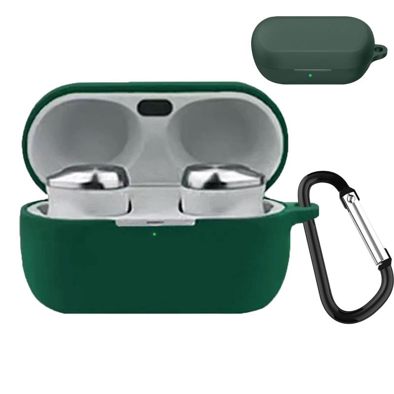 JXRICH For パナソニック Technics EAH-AZ100 ケース (Panasonic) technics EAH-AZ100 用 カバー 落下防止 キズ防止 シリコンケース 装着充電可能 全面保護 カラビナ付き