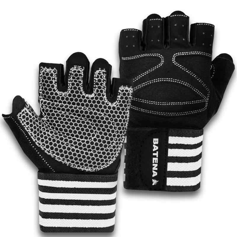 BATENA(バテナ) トレーニンググローブ リストラップ 筋トレ パワーグリップ M～XL 筋トレグッズ 手首保護 ダンベル 懸垂 ベンチプレス【筋トレの必須アイテム】必ず欲しい筋トレグッズとしてやはりリストラップ。程よい伸縮性のある約4...