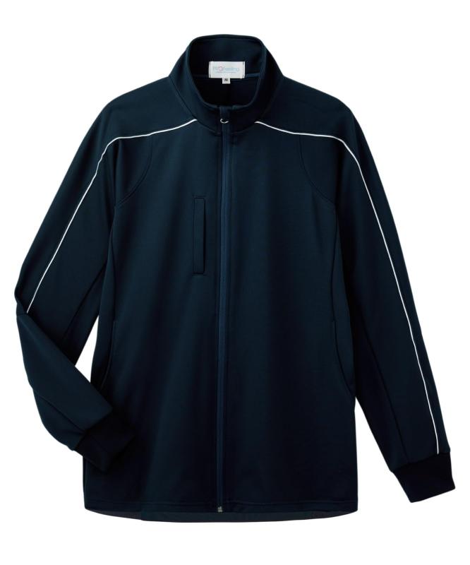 PROFeeling インドアジャケット（男女兼用） 動きやすい 耐久性 吸汗 速乾 ジャージ スポーティー 介護 【PJ344】・介護の動きに適した3Dジャケット。・後ろ裾が長めでかがんでも背中が見えにくく、動きやすい。・サイズ：SS・S...