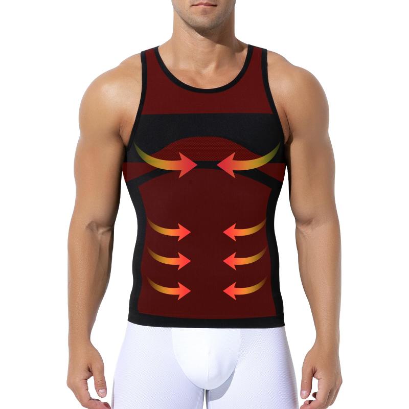 [Arjen Kroos] 加圧シャツ メンズ 加圧インナー 加圧タンクトップ コンプレッショントップス コンプレッションシャツ トレーニングウェア スポーツウェア アンダーウェア スポーツ ダイエット