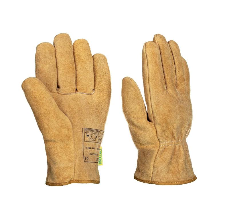 [Weldas] 汎用ドライバー用手袋、ストレートサム、伸縮性のある背面、バックタンニンなめし（サンド）、10-2064。ウェルダスドライバー用手袋は、丈夫でしなやかなサイドスプリットカウハイド製で、多用途に快適に使用できます。チューブ状の...