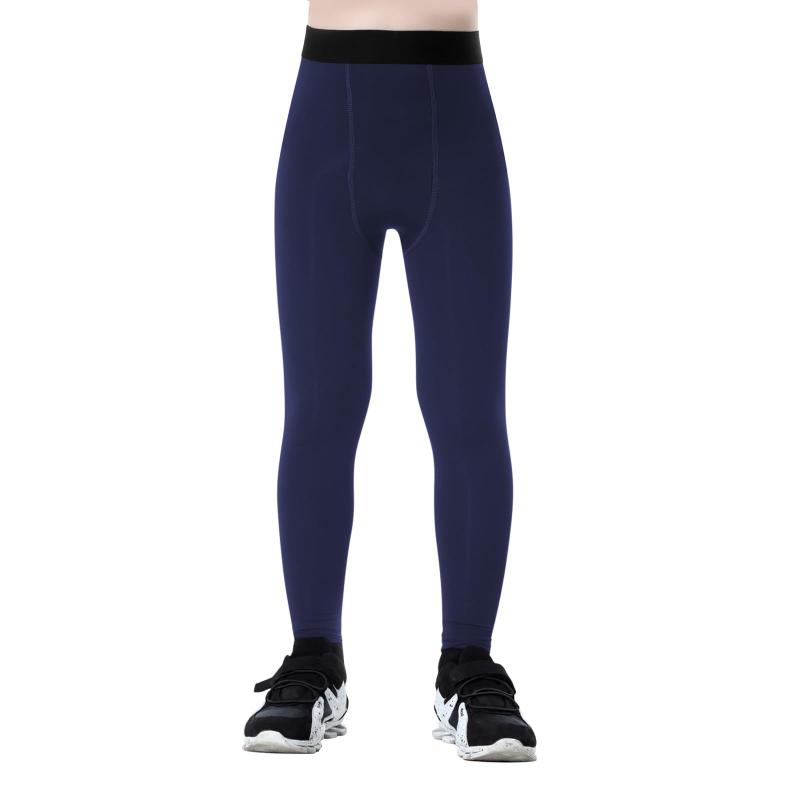 [SCHEKNTS] スポーツインナー キッズ 裏起毛 ロングタイツ 防寒 コンプレッションパンツ スポーツタイツ サッカーウェア 秋 冬用