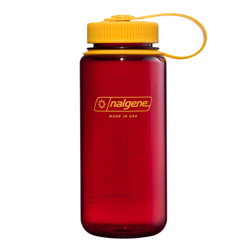 Nalgene 広口 0.5L Tritan Renew トライタンレニュー生産 アメリカ製原料樹脂：〔本体〕飽和ポリエステル樹脂〔キャップ〕ポリプロピレン〔ループ部〕ポリエチレン容量 0.5L（満水容量）耐熱温度：〔本体〕100℃ 〔キャ...