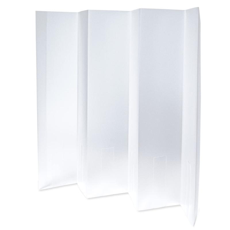 プラス パーテーション 屏風型パーテーション BDP-55R コロナ対策 高さ550mm・横幅500~650mm