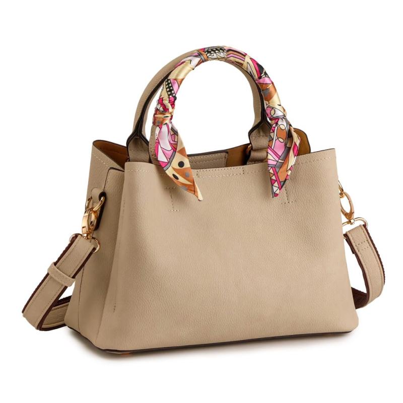 [プラグマ] スカーフハンドル 2WAY ショルダーバッグ トートバッグ[プラグマ] PRAGMA スカーフハンドル 2WAY ショルダーバッグ トートバッグ