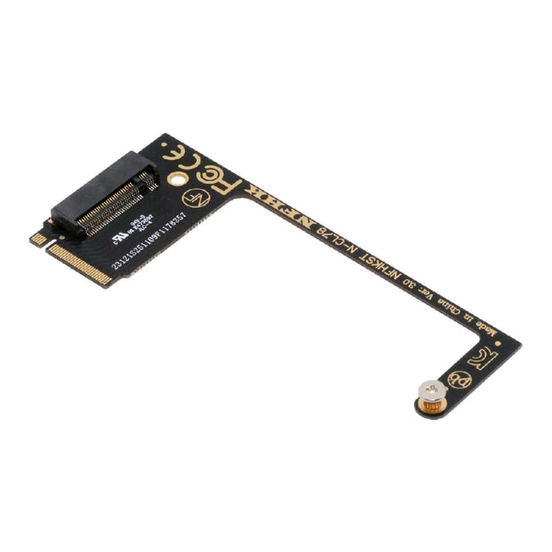 cablecc 22x30mm NVME M-Key 角度付き拡張 SSD - NGFF 22x80mm アップグレードアダプター ROG Ally Gaming対応