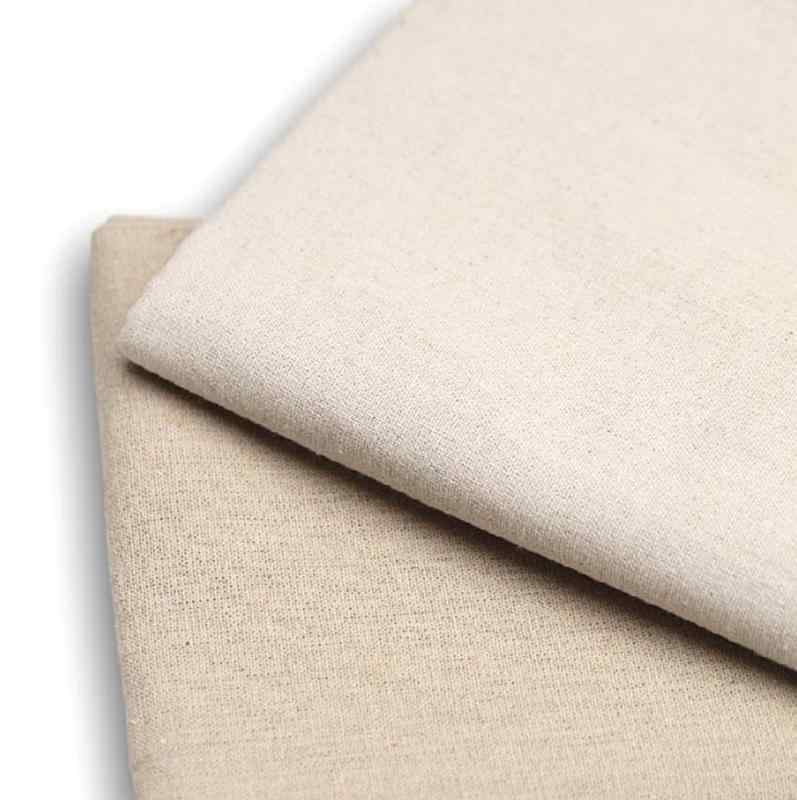 moonfarm 手芸用 綿麻 生地 生成り 約1m～5m×幅155cm コットンリネン綿(コットン) 麻(リネン) 無地の生地 約155cm×m よりのベージュ 切り売り。表記の長さに裁断・梱包済み。迅速配送が可能になりました。手動計測の...