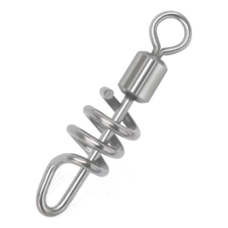 Mスナップスイベル サルカン クイックスナップ ステンレス 15～50個セット #0 ～ #6 【Provare】サイズ：0 / 長さ：27mm / 強度：8Kgステンレス製で、破断強度に優れています。高回転で糸ヨレ有効に防止。ワーム等、付...