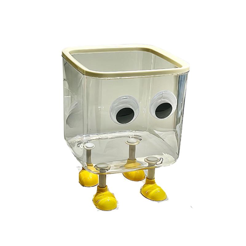 Sunny Glow 小物入れ 卓上収納 多機能 ボックス 整理整頓 デスク収納 コンパクト デスクオーガナイザー かわいい おしゃれ 角型 オフィス【ユニークなデザイン】大きな目と4本脚が特徴の遊び心あるフォルムで、デスクやお部屋に置くだ...