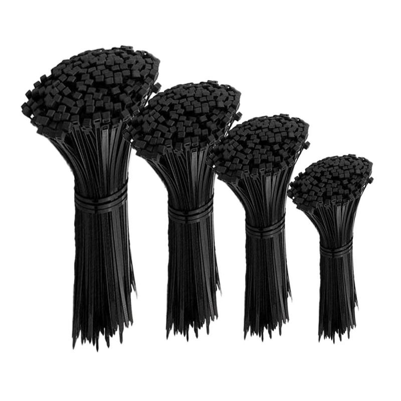 結束バンド ナイロン 400個 4サイズ 結束バンド ケーブル 黒 タイケーブル セルフロック 固定ネクタイジップ 屋外 耐久 耐候性1.【400本入り大容量セット】安心便利でたっぷりの大容量、 ナイロン製結束バンド400本セット 黒。2....