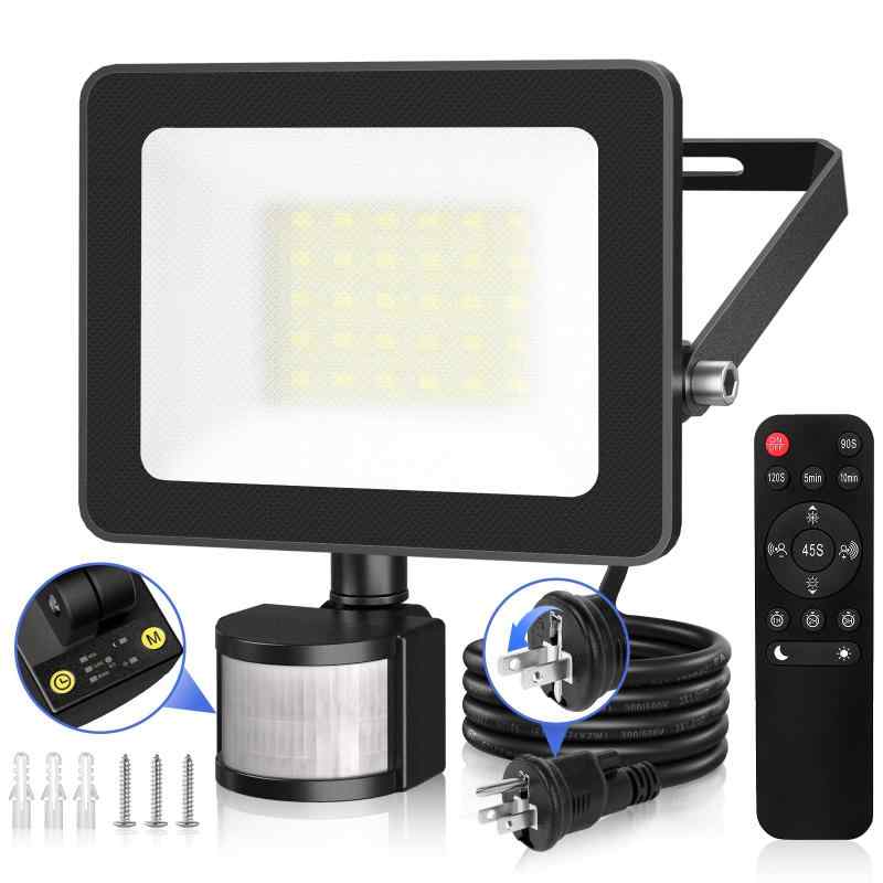 CLY センサーライト 屋外 人感センサーライト 防犯ライト LED投光器 25W/35W/60W/80W 昼光色 3000LM/4000LM/7000LM/10000LM 6500K IP66防水 人感センサー 作業灯 フラッドライト 超...