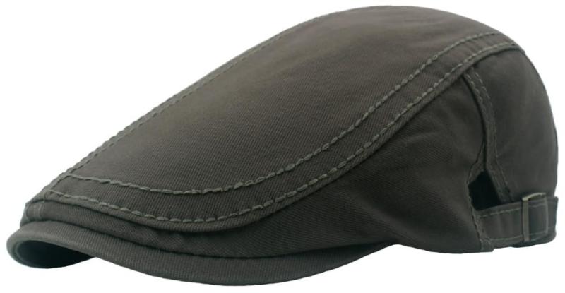 [Spargel] コットン ハンチングキャップ ステッチ やや薄手 春 夏 秋 冬 メンズ／レディース ゴルフディリーユースにぴったりのシンプルなハンチングサイドにベルトがついていて、サイズ調整が可能コットン素材で裏地がついていませんので...