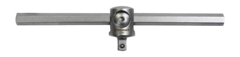 SIGNET(シグネット) 1/4DR T型スライドハンドル 11547差込角:1/4"DR全長:150mm質量:93gT型ハンドルとスピンナハンドルの機能を兼ね備えた優れものヘッド部は180°回転可能です。