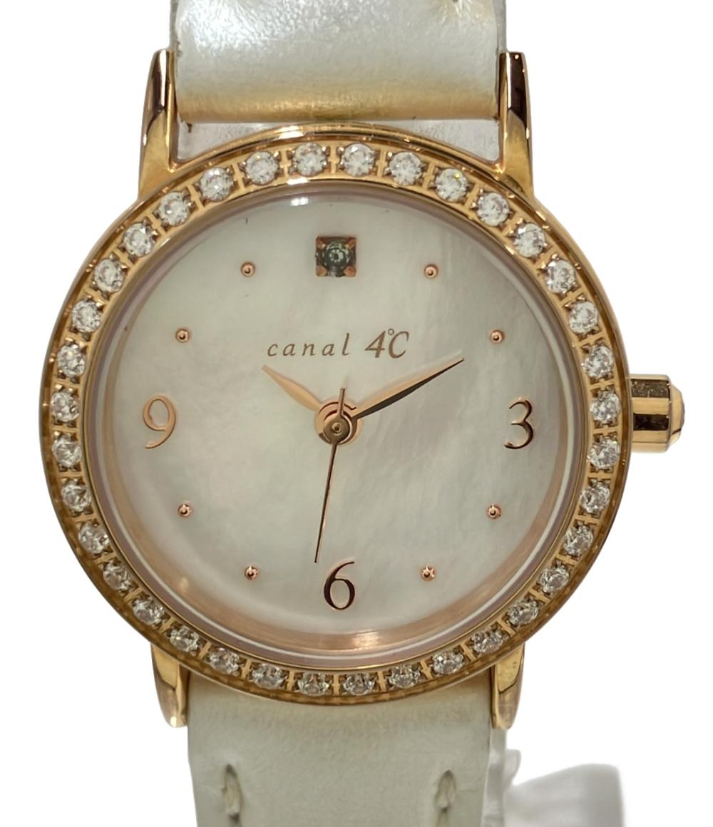 キーワード 出品日: 20260205 性別:レディース ジャンル1:時計 ジャンル2:時計 シーズン:ALL（オールシーズン） カラー:ゴールド系その他 状態ランク: B ブランド:カナルヨンドシー ブランド: canal4℃ サイズ ケ...