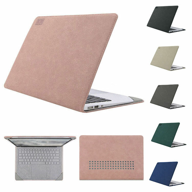 surface laptop go 3/go 2/go (12.4インチ) ケース かわいい カバー pu レザー 軽量 フリップカバー 薄型 傷防止 ソフトカバー 手帳型 おすすめ おしゃれ microsoft サーフェイス サフェイス ...