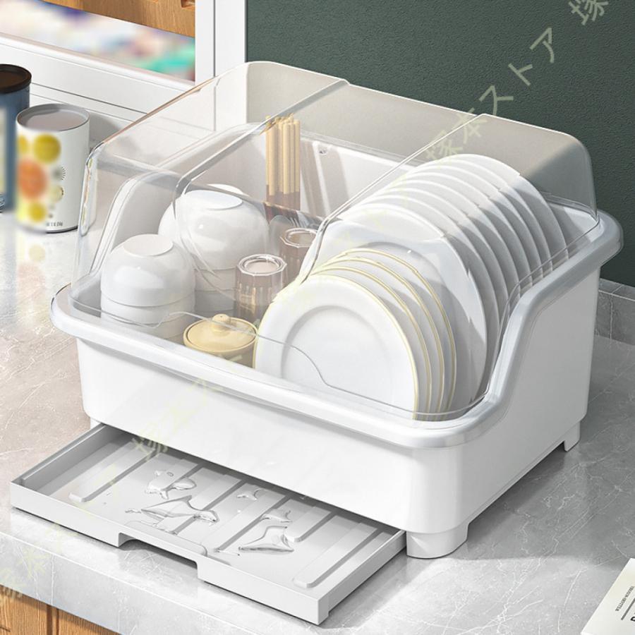 製品仕様製品名：収納ケース材質：pp 高級pp素材高質量のプラスチック素材で作られており、耐久性があり安全に使用できます。強化された耐久性があり、心配がなく安心してお使いいただけます。防塵透明な蓋で中身が一目瞭然。洗浄された哺乳瓶、食器を埃...