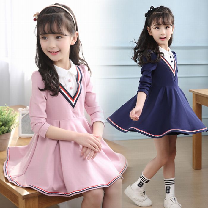 子供 ワンピース 女の子 長袖ワンピース キッズ 110cm 120cm 130cm 140cm 150cm 子供服