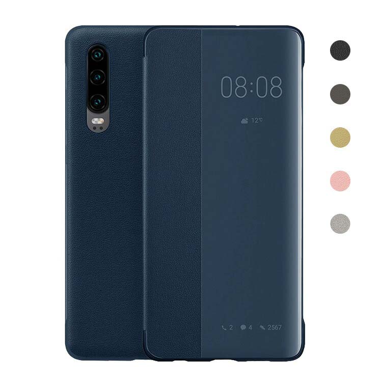 HUAWEI P30 P30 Pro ケース カバー 2つ折り 液晶保護 パネル 半透明 ファーウェイP30 P30プロ ケース おすすめ おしゃれ アンドロイド ファーウェイ ハーウェイ ホアウェイ スマホケースHUAWEI P30 P3...