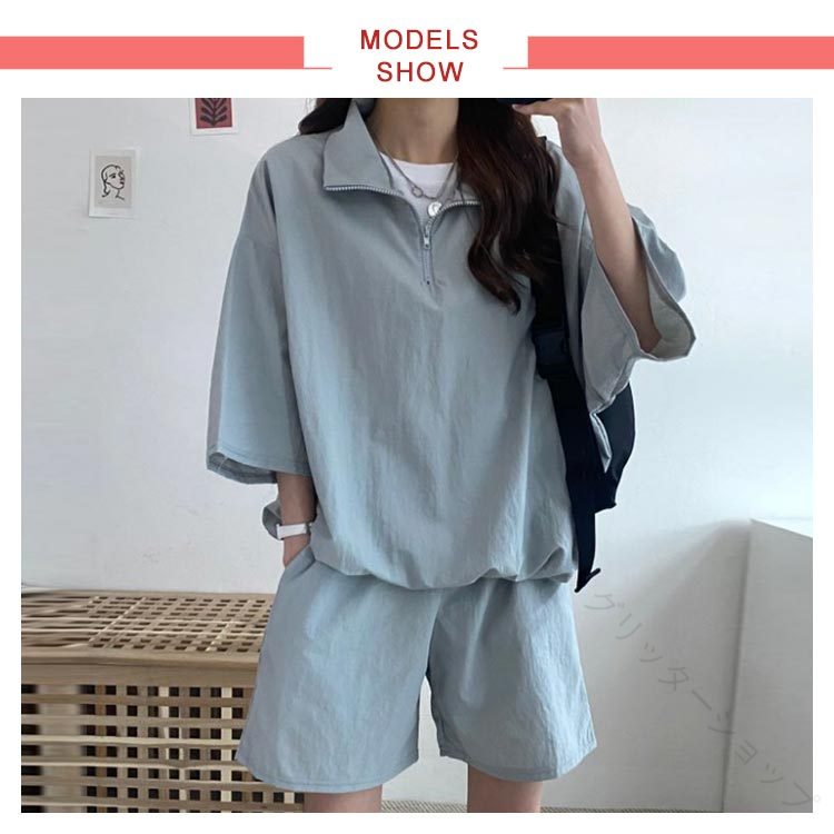 ショート丈トップスにワイドパンツのスウェット上下2点セット。優しい着心地、通気性の良い素材です。トップスはショートめの丈感で下半身のラインを伸ばし、スタイルもよりよく見えさせる。ゆとりのあるサイズ感でリラックス感のある穿き心地が叶う。人選ば...
