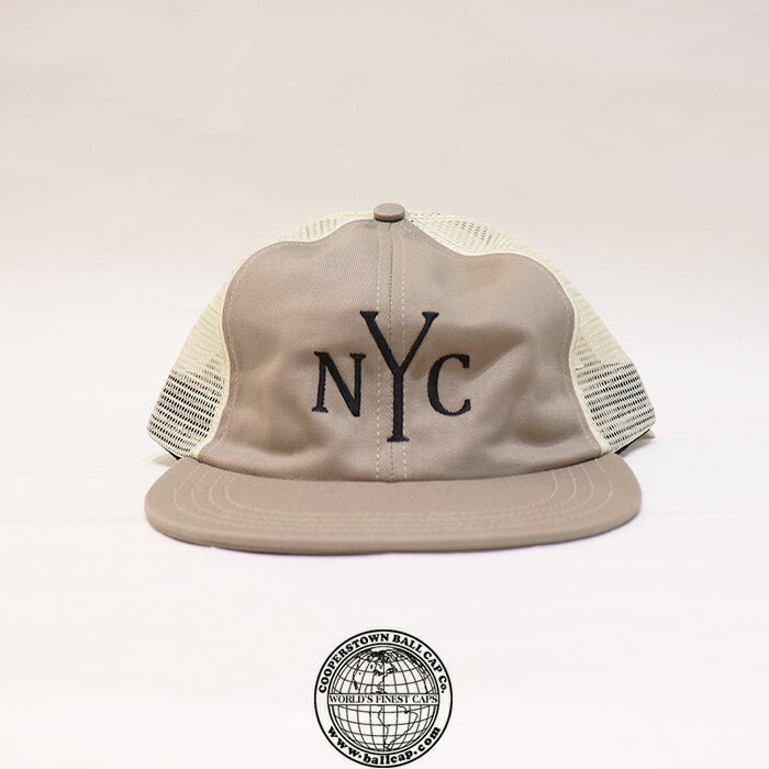 メーカー希望小売価格はメーカー商品タグに基づいて掲載しています[ COOPERSTOWN BALL CAP（クーパーズタウンボールキャップ ）] LOGO MESH CAP　#NYC70(140) 【 COOPERSTOWN BALL CA...