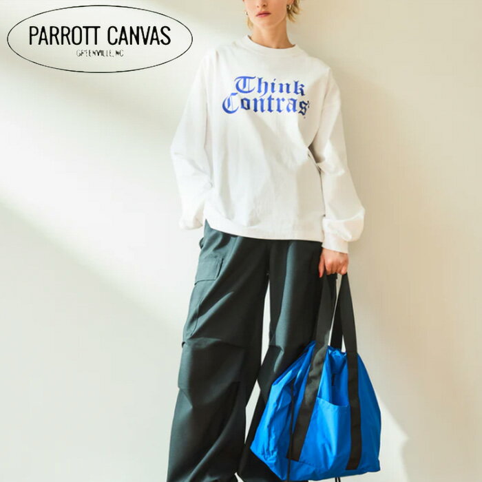 メーカー希望小売価格はメーカーサイトに基づいて掲載しています[ PARROTT CANVAS（パロットキャンバス）] THINK CONTRAST L/S TEE　PC24212016 【 PARROTT CANVAS（パロットキャンバス）...