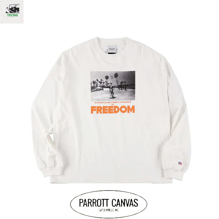 メーカー希望小売価格はメーカーサイトに基づいて掲載しています[ PARROTT CANVAS（パロットキャンバス）] PHOTO MESSAGE L/S T-SHIRT　PC25212019 【 PARROTT CANVAS（パロットキャン...