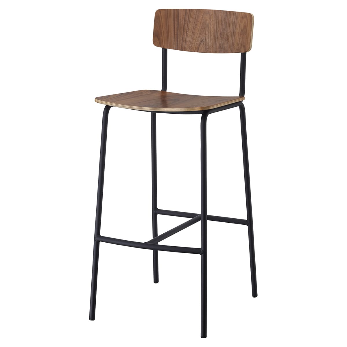 商品詳細（サイズ）■背座部：チーク板目突板成型合板（クリア）■フレーム：スチール■重量：約7.5kg■サイズ：W415×D490×H965（SH700）■補足：完成品／カラー選択【注意事項】※素材の特性上、商品によって木目や色の違いがありま...