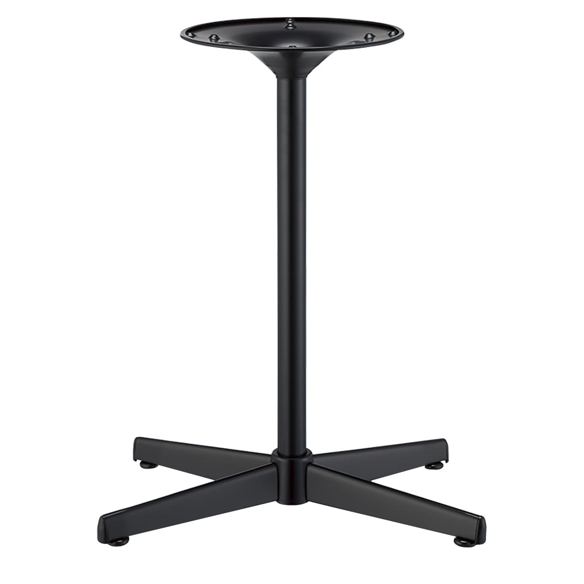 商品詳細（サイズ）■材質：スチール■備考：アジャスター付■適合天板サイズ：W700×D500■サイズ：W455×D300×H320～700■受板：φ280■丸ポール：φ38.1■補足：お客様組立品／サイズ選択／カラー選択【注意事項】※中東情...