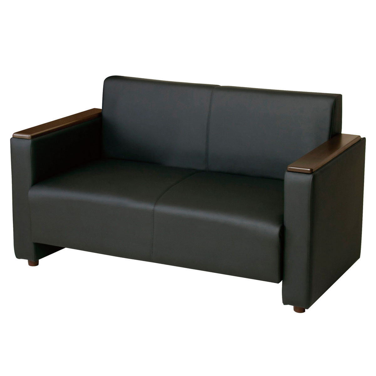 商品詳細（サイズ）■張地：合成レザー（PUレザー）■肘：MDF　表面突板貼り　ウレタン塗装■本体：木枠■サイズ：W1530×D680×H750（SH380 AH600）■補足：完成品／グリーン購入法適合北海道、沖縄、離島及び中継を伴う場合は...