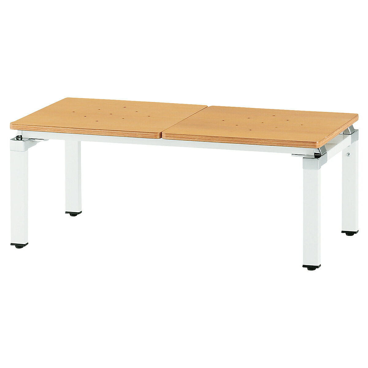 商品詳細（サイズ）■座部：成型合板（表面ブナ材） ウレタン塗装■桁部：スチールパイプ（60×30） 粉体塗装　アルミダイキャスト　クロムメッキ仕上■脚部：スチールパイプ（50×30） 粉体塗装　アルミダイキャスト　クロムメッキ仕上　アジャス...