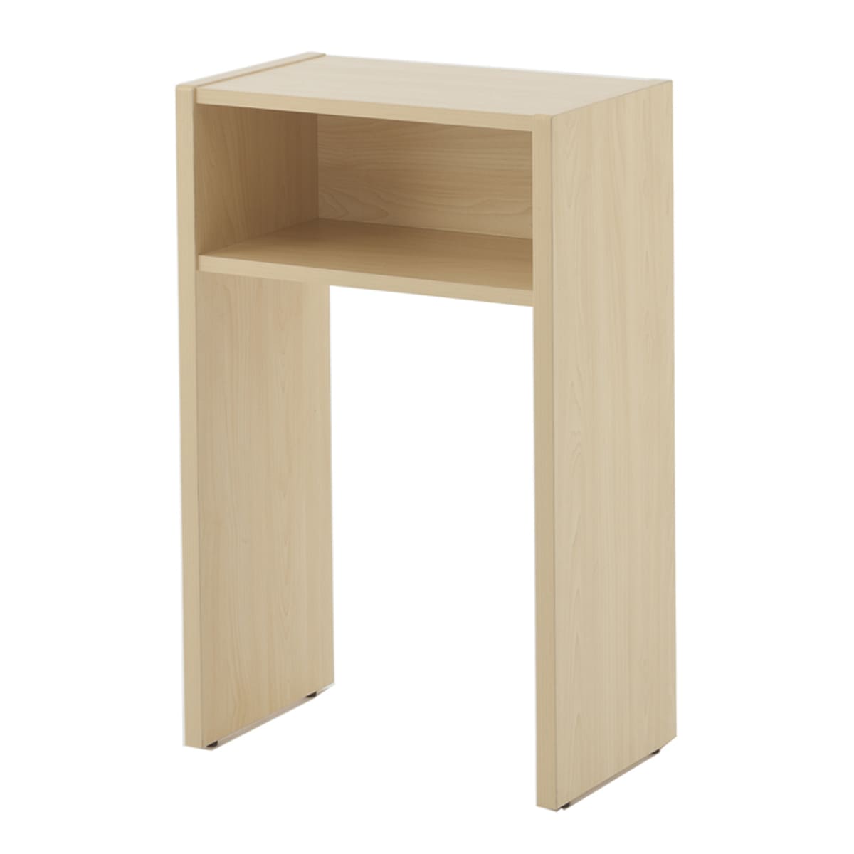 商品詳細（サイズ）■本体：低圧メラミン樹脂化粧木質ボード　PVCエッジ■アジャスター：ポリプロピレン■サイズ：W500×D300×H800■補足：お客様組立品／カラー選択カラーナチュラルBナチュラルB／ホワイトAダークN／ホワイトA「木製テ...