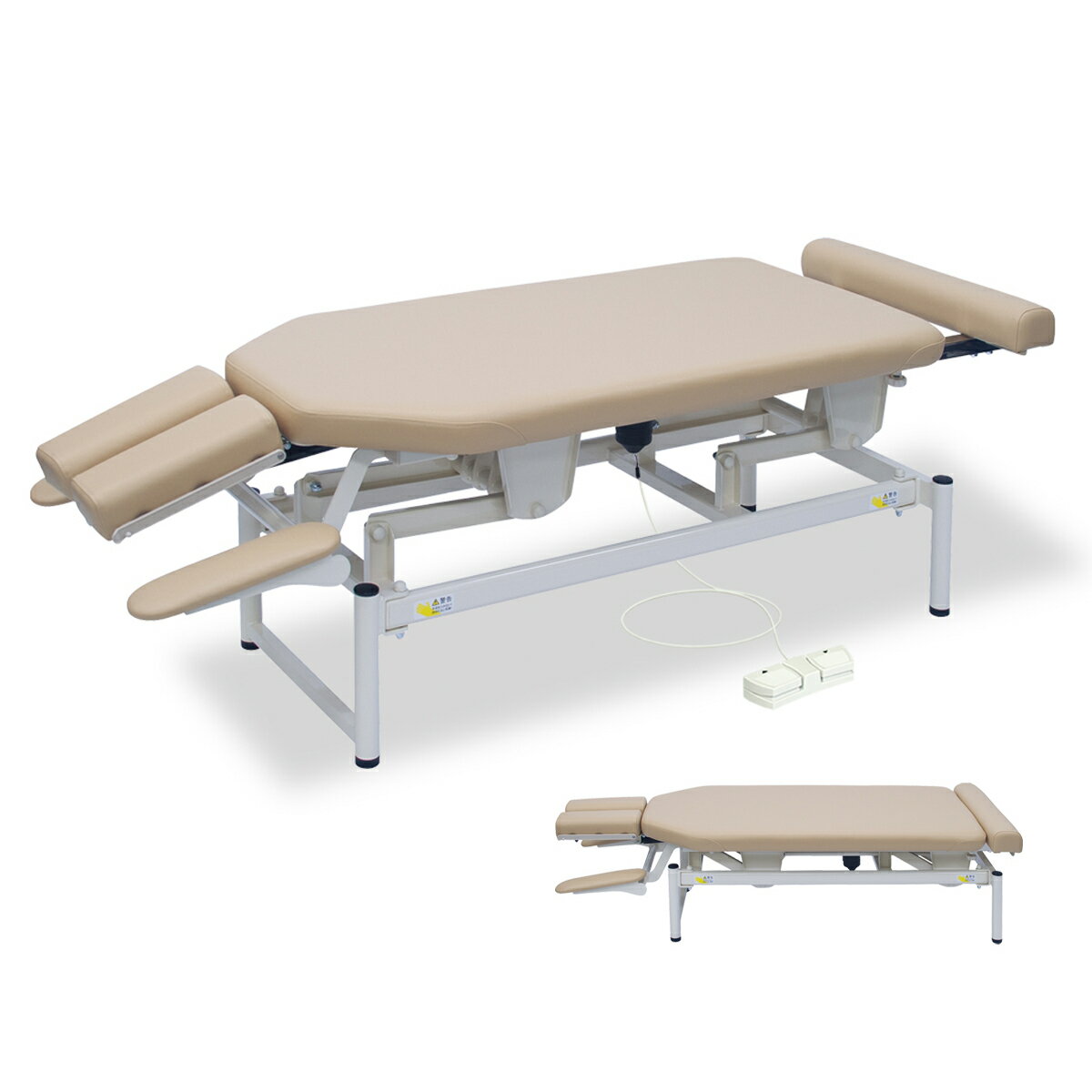 商品詳細（サイズ）■重量：約52kg■サイズ：W600～700×L1600～2100×H450～810■クッション厚：60mm（本体）■補足：完成品／サイズ選択／張地選択／昇降タイプ【注意事項】※モーター本体と制御ボックスは、本保証書に基づ...