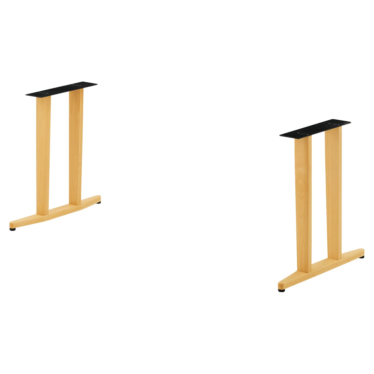 商品詳細（サイズ）■材質：　　受板：スチール　　脚部：ブナ無垢材■備考：アジャスター付■適合天板サイズ：W600～1800×D900■サイズ：H670■角ポール：80～65角テーパー■補足：お客様組立品／カラー選択／グリーン購入法適合【注意...