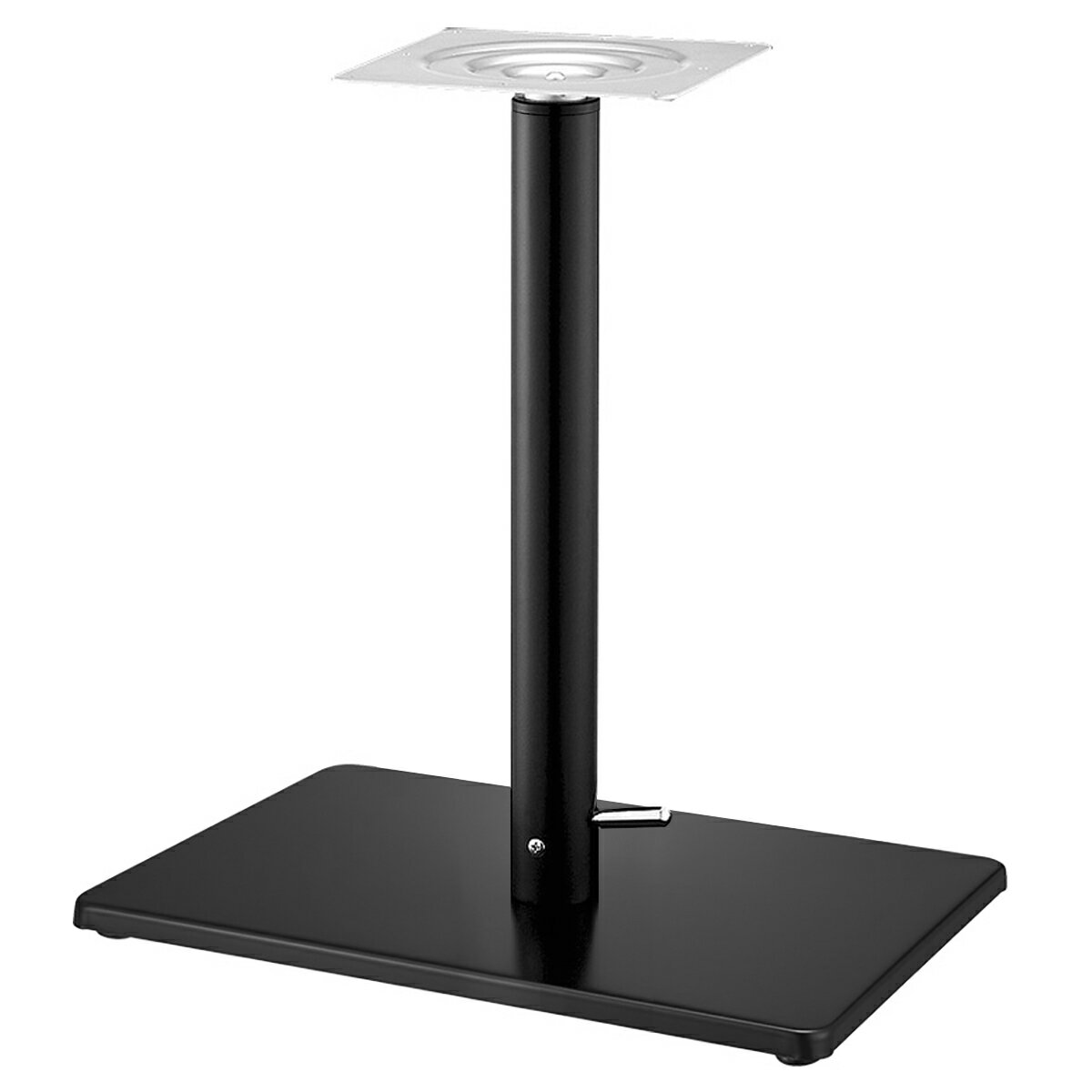 商品詳細（サイズ）■材質：スチール■機能：ガス昇降式（無段階）■備考：アジャスター付■適合天板サイズ：W750×D550■サイズ：W550×D370×H680～930■受板：240×240×3.2t■丸ポール：φ60.5■補足：お客様組立品...