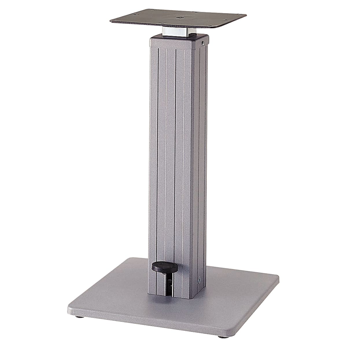 商品詳細（サイズ）■材質：アルミ　スチール■機能：ガス昇降機能■備考：アジャスター付■適合天板サイズ：W550×D550■サイズ：W370×D370×H700～950■受板：240×240×4t■角ポール：102×102■補足：お客様組立品...