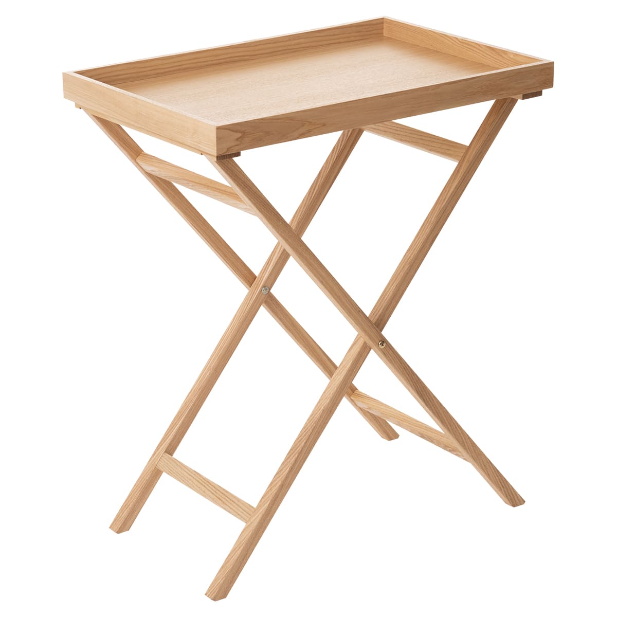 商品詳細（サイズ）■本体：タモ（ナチュラル）ウォールナット（ダークブラウン）■機能：折りたたみ式お盆着脱式■サイズ：W600×D400×H740■補足：完成品／カラー選択／折りたたみ式北海道、沖縄、離島及び中継を伴う場合は、追加送料が必要で...