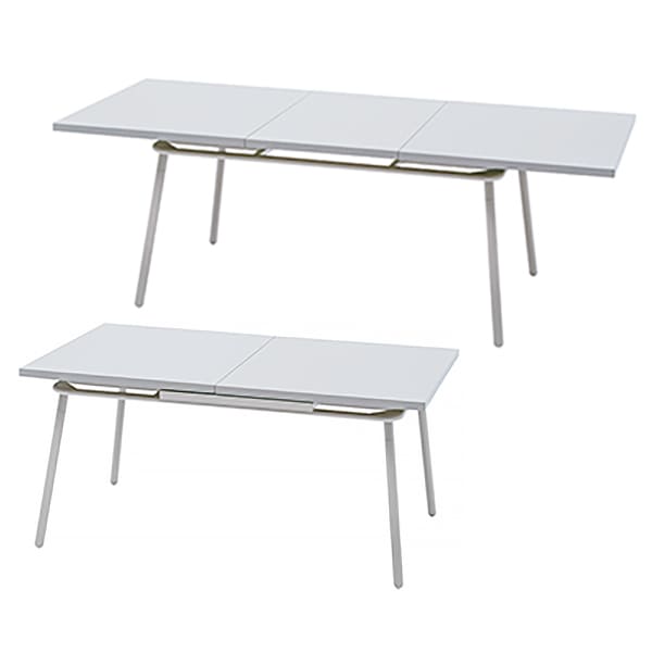 商品詳細（サイズ）■天板：アルミ■フレーム：アルミ■カラー：ライトトープ■機能：伸長式　屋外使用可能■重量：38.8kg■サイズ：W1600～2200×D1000×H750■補足：お客様組立品／屋外使用可能北海道、沖縄、離島及び中継を伴う場...