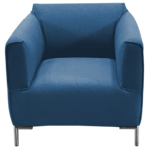 商品詳細（サイズ）■張地：ファブリック（グレー／ブルー）■脚部：スチール（クロムメッキ）■サイズ：W805×D835×H705（SH445 AH670）■補足：完成品／張地選択北海道、沖縄、離島及び中継を伴う場合は、追加送料が必要ですので別...