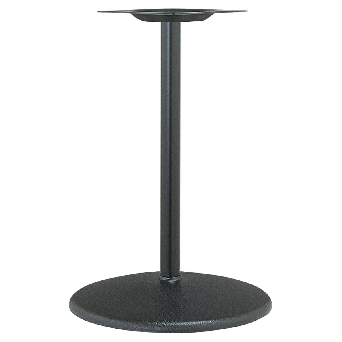 商品詳細（サイズ）■材質：　　ポール：スチール　　ベース：アルミ鋳物■備考：アジャスター付■サイズ：φ450×H320～700■受板：240×240×4.0t（U-TP 240）■丸ポール：φ42■補足：お客様組立品／サイズ選択／カラー選択...