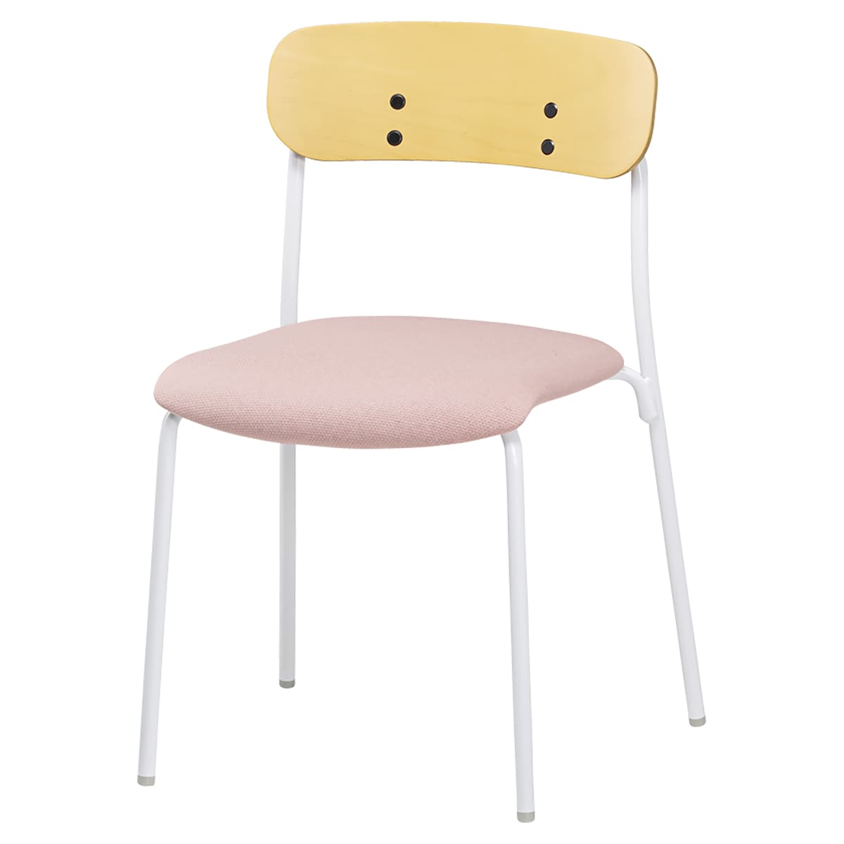 商品詳細（サイズ）■背部：成型合板■座部：ポリプロピレン樹脂成形品　ウレタンフォーム■フレーム：スチールパイプ（φ19.1） 粉体塗装■機能：スタッキング可能（4脚まで）■生産地：日本製■重量：4.4kg■サイズ：W513×D511×H77...