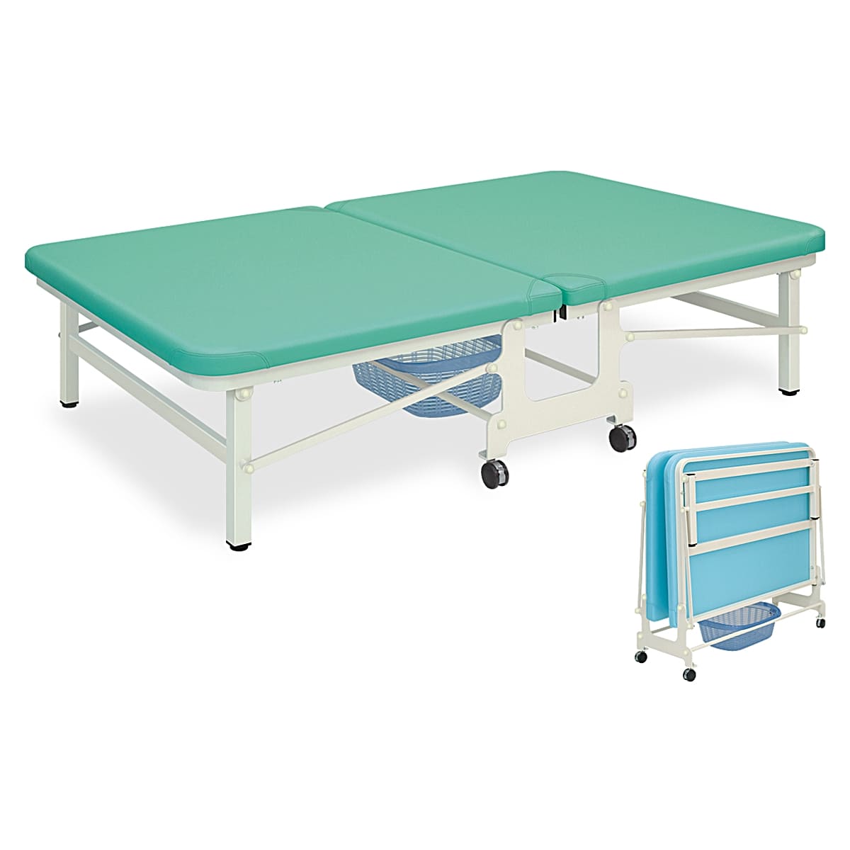 商品詳細（サイズ）■重量：約60kg■サイズ：W1000～1200×L1800～2000×H400～500■クッション厚：40mm■補足：完成品／サイズ選択／張地選択／折りたたみ式／キャスタータイプ【注意事項】※選択サイズはベッド時のもので...