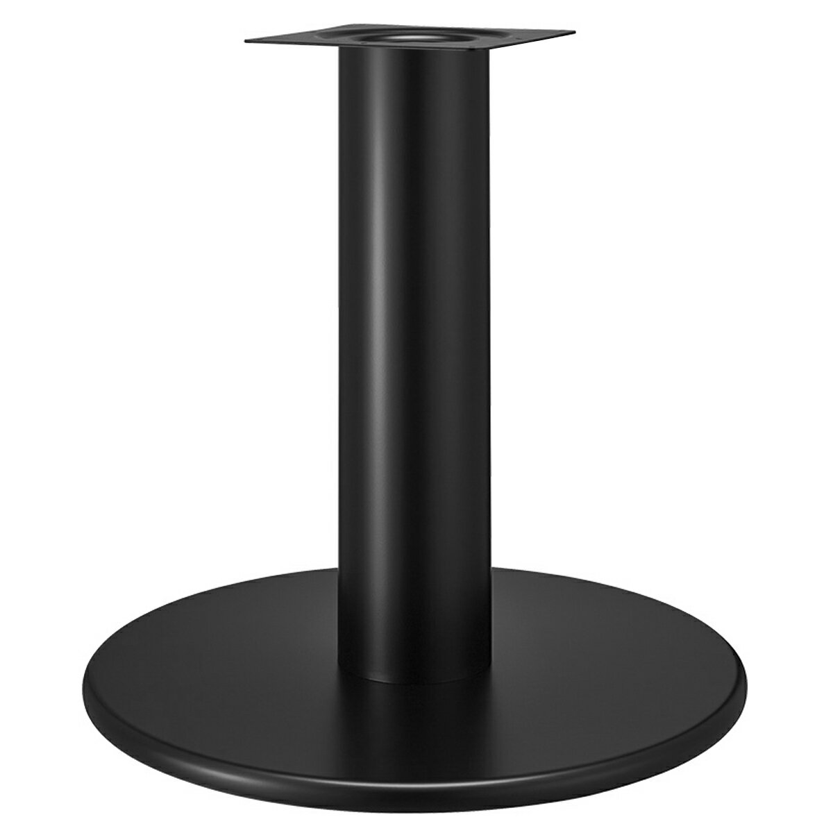 商品詳細（サイズ）■材質：スチール　ステンレス■備考：アジャスター×5■適合天板サイズ：　　正方形：W850×D850　　丸形：φ1000■サイズ：φ600×H320～700■受板：240×240×3.2t■丸ポール：φ139■ベース厚：3...