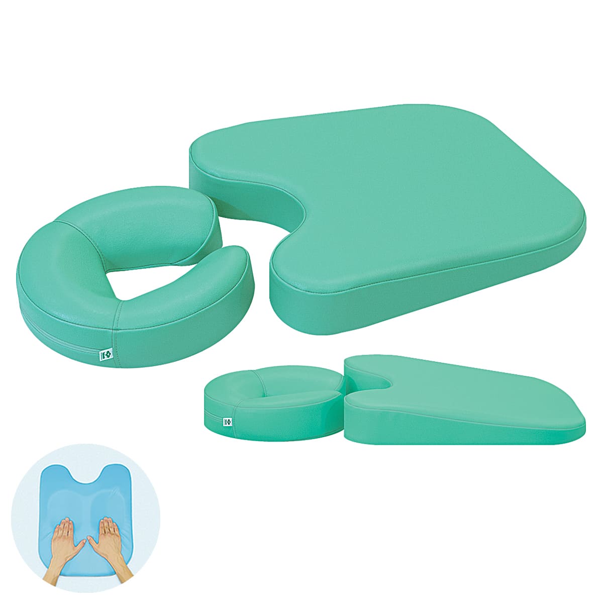 商品詳細（サイズ）■重量：約0.9kg■ニューフェイス：W290×D290×H80■薄型ケアーバスト：W420×D500×H30／80■補足：完成品／張地選択【注意事項】※息苦しさを軽減するためにも有孔加工ベッドのご使用を推奨します。北海道...