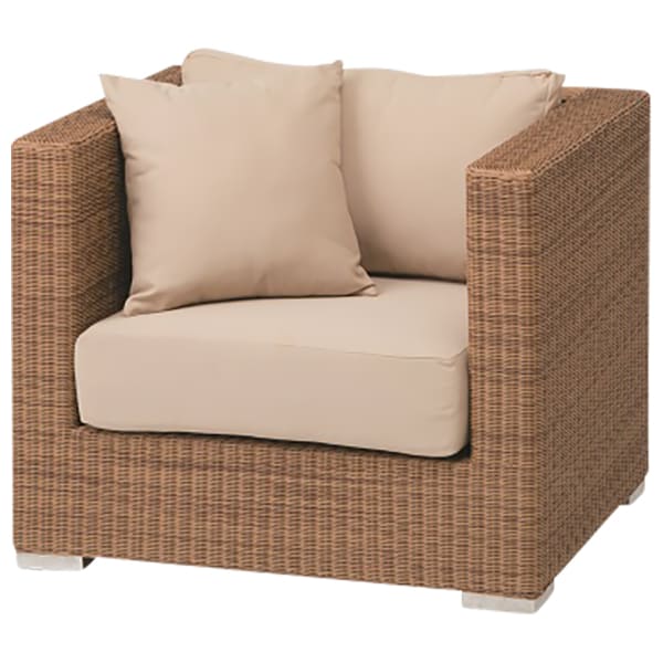 商品詳細（サイズ）■材質：PE（ポリエチレンコード） AL（アルミ）■機能：屋外使用可能■サイズ：W900×D760×H715（SH395）■補足：完成品／屋外使用可能【注意事項】※シートのウレタンは屋外使用（雨ざらし）不可。北海道、沖縄、...