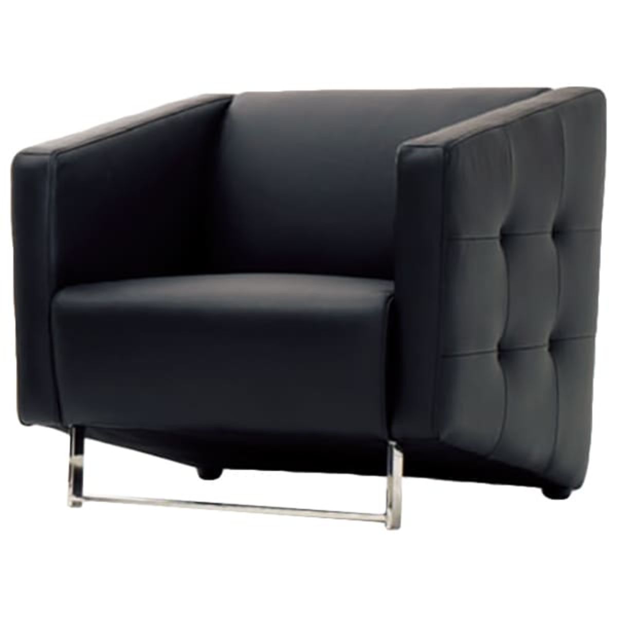 商品詳細（サイズ）■張地：天然皮革（ホワイト／ブラック）■脚部：スチール（クロムメッキ）■重量：28.0kg■サイズ：W750×D760×H700（SH395 AH560）■補足：完成品／張地選択北海道、沖縄、離島及び中継を伴う場合は、追加...