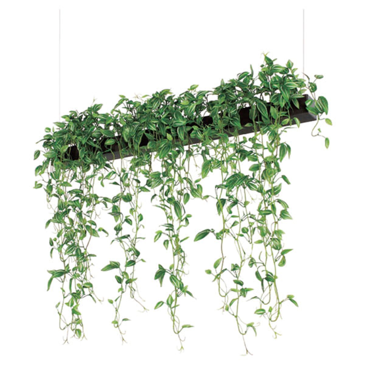 商品詳細（サイズ）■装飾：造花　木桟シート貼り■本体：樹脂木目転写　樹脂キャップ　スチール金具■ループワイヤー吊：ステンレス　亜鉛ダイカスト　真鍮■付属品：φ1.0ループワイヤー1.5m×2本■重量：1.2kg■サイズ：W1050×D230...